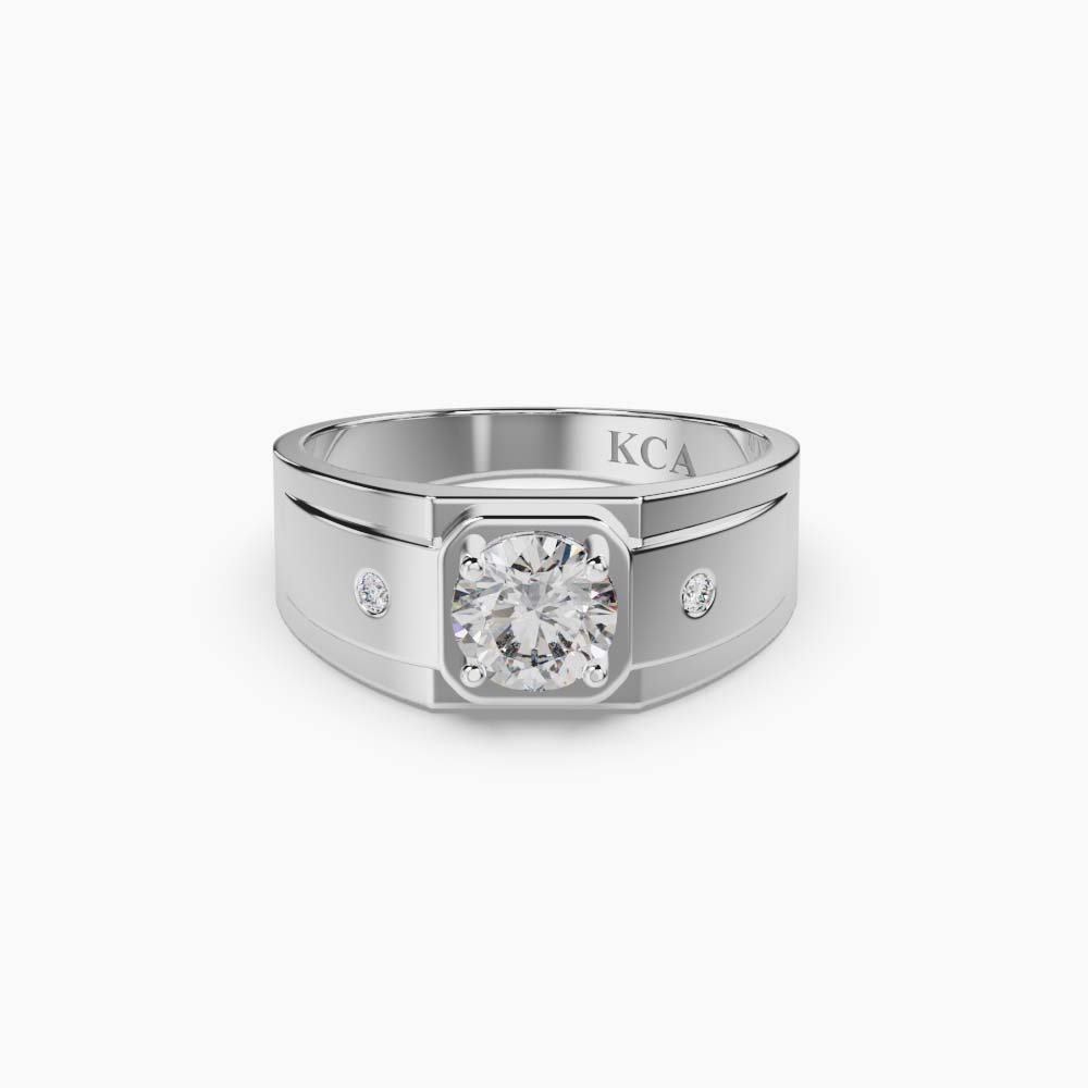 Louis in White 925 Sterling Silver Men Ring – KEDAI CINCIN AMPANG